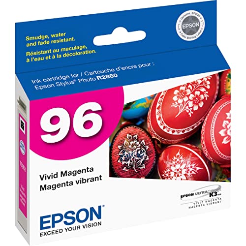 Epson T096320 Stylus Photo R2880 Printer UltraChrome K3 Ink Cartridge (Vivid Magenta)