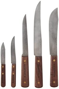 ontario knife co. 5-piece old hickory knife set 705