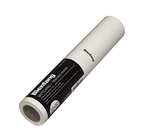 Bienfang Sketching & Tracing Paper Roll, White, 12 Inches x 50 Yards