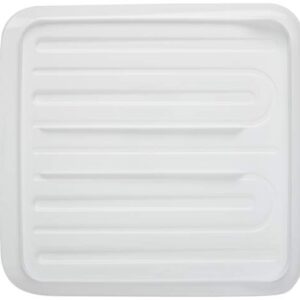 Rubbermaid 1180-ma-wht Dish Drainer Tray, 1.3" X14.2" X14.8", white