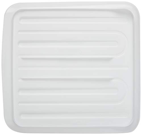 Rubbermaid 1180-ma-wht Dish Drainer Tray, 1.3" X14.2" X14.8", white