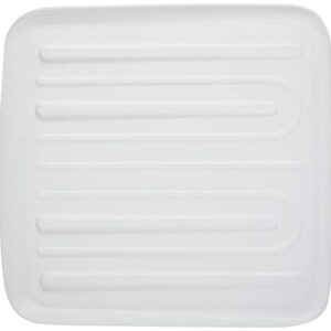 Rubbermaid 1180-ma-wht Dish Drainer Tray, 1.3" X14.2" X14.8", white