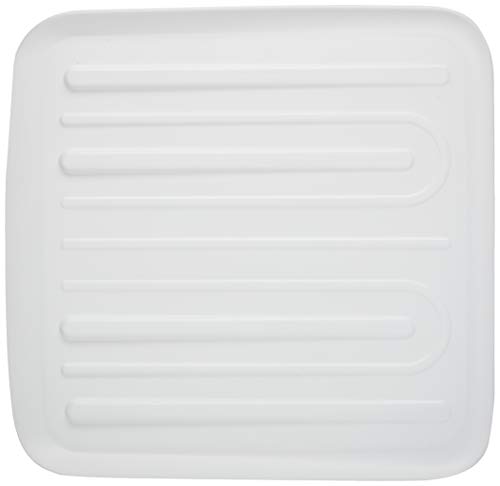 Rubbermaid 1180-ma-wht Dish Drainer Tray, 1.3" X14.2" X14.8", white