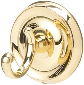 smedbo sme, polished brass v255 towel hook single