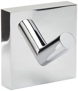 smedbo sme, polished chrome rk355 towel hook single, 4.5 x 4.5 x 4 cm