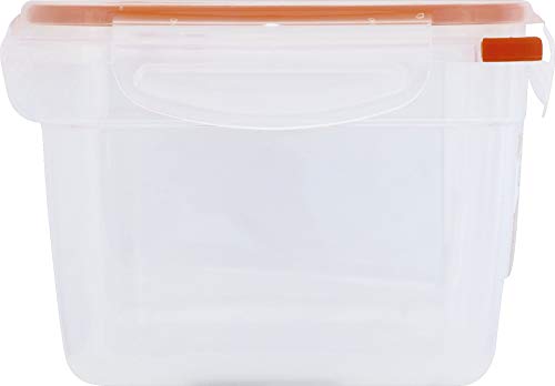 Sterilite 12.0 Cup Rectangle Ultra-Seal Food Storage Container, 6.63", Orange