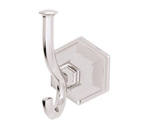 alno a7799-pn traditional nicole robe hooks, polished nickel