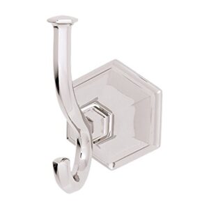 Alno A7799-PN Traditional Nicole Robe Hooks, Polished Nickel