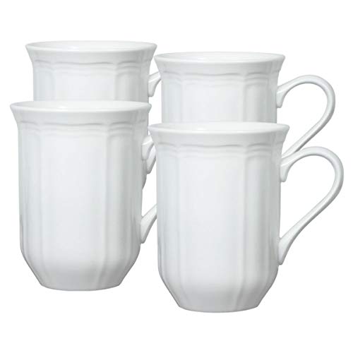 Mikasa Antique White Coffee Mugs, Set of 4 - HK400-416