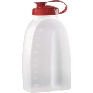 Rubbermaid 071691309116 Home 1776348 Servin' Saver Storage Bottle, 1-Pack, White