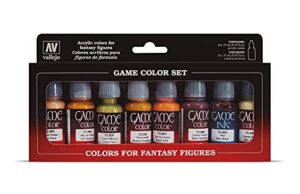 vallejo skin tones paint set (8 color) paint