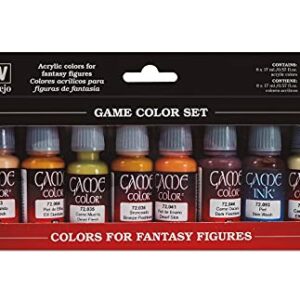 Vallejo Skin Tones Paint Set (8 Color) Paint