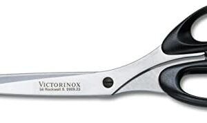 Victorinox 8.0909.23 Household Scissors 23cm Stainless Steel, Black/Silver, Medium