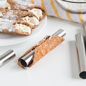 Fox Run Cannoli Forms, Tin-Plated Steel, Set of 4