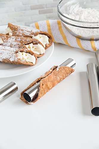 Fox Run Cannoli Forms, Tin-Plated Steel, Set of 4