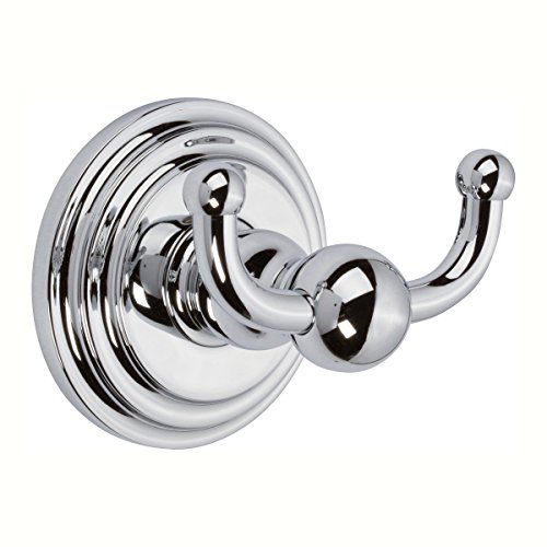 Ginger 1111/PC Chelsea, Double Robe Hook, Polished Chrome