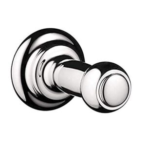 hansgrohe hook timeless 1-inch classic towel holder in chrome, 06096000