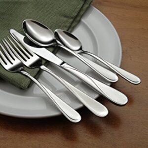 Oneida Flight 45-Piece Stainless-Steel Flatware Set, Service for 8