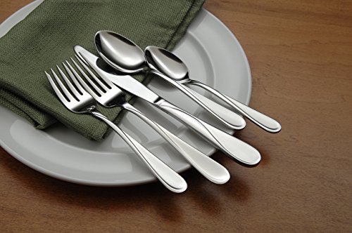 Oneida Flight 45-Piece Stainless-Steel Flatware Set, Service for 8