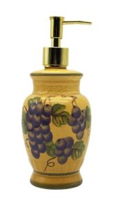 ack tuscany grapes soap / lotion dispenser