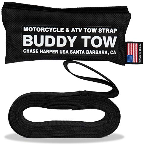 Chase Harper USA 9100 - Buddy Tow - Tough Military spec Nylon Webbing (1785 lb. Test) 12' x 1" - Black