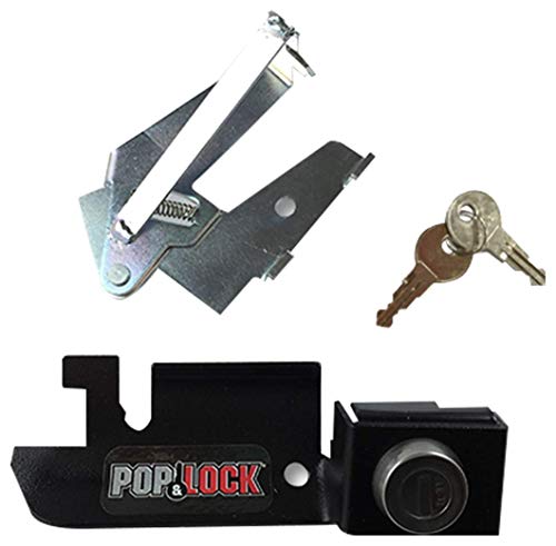 Pop & Lock PL2300 Black Manual Tailgate Lock (Works only with Factory Steel Handle)