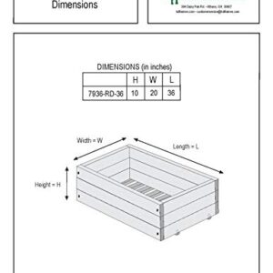 Rolling Under Bed Storage Drawer - Set of 2