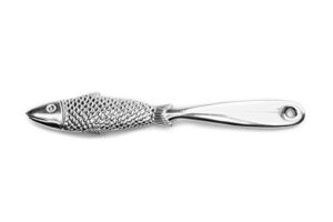 nantucket seafood aluminum fish scaler, 8.5 x 1.25 x 0.25 inches