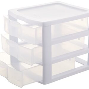 Sterilite ClearView 3 Storage Drawer Organizer