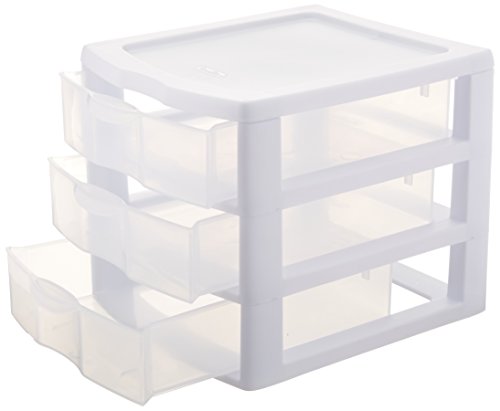 Sterilite ClearView 3 Storage Drawer Organizer