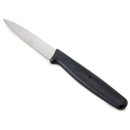 Victorinox Cutlery 4-Inch Utility Knife, Black Polypropylene Handle (47501)