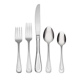 oneida satin sand dune flatware, 45 piece, multi