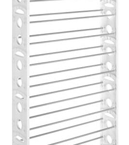 Whitmor Floor 50 Pair Shoe Tower 10 Tier White