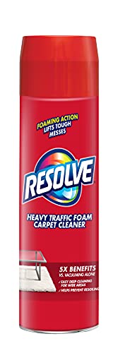 Resolve High Traffic Carpet Foam, 22 oz Can, Cleans Freshens Softens & Removes Stains