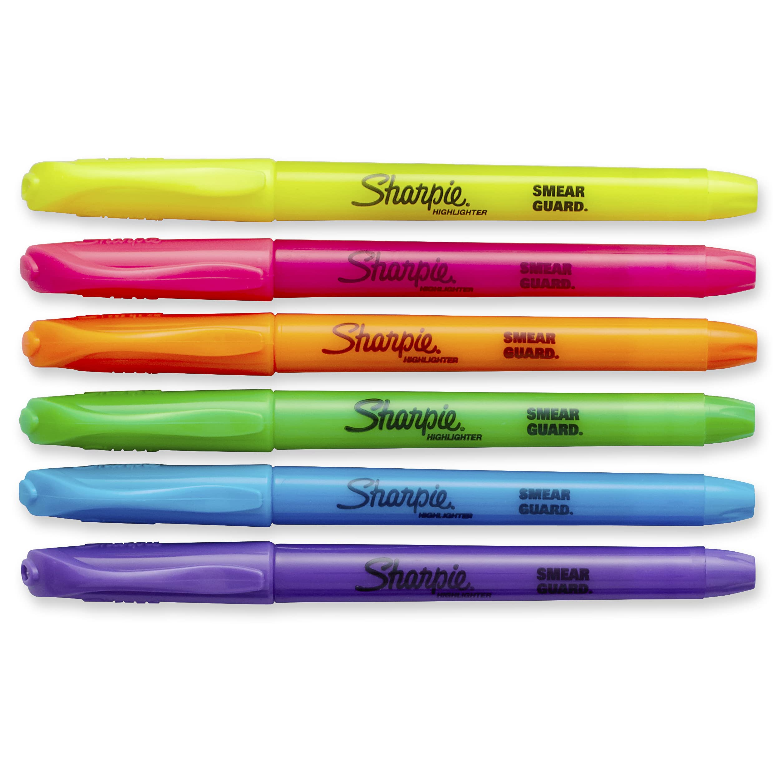 SHARPIE Pocket Style Highlighters, Chisel Tip, Assorted Fluorescent, 12 Count