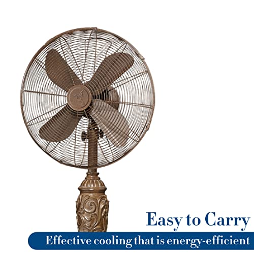 CC Home Furnishings 55" Extravagant Royal Victorian Oscillating Indoor Standing Floor Fan