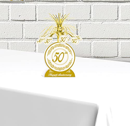 50th Anniversary Centerpiece Party Accessory (1 count) (1/Pkg)