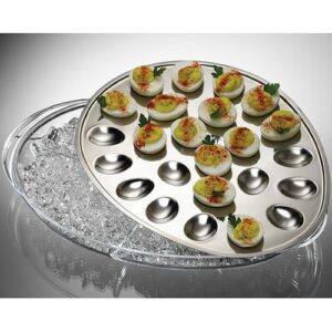 Prodyne Egg Platter, 17", Silver