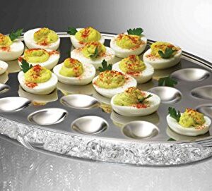 Prodyne Egg Platter, 17", Silver