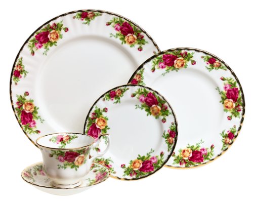 Royal Albert Old Country Roses 5-Piece Place Setting, Multi