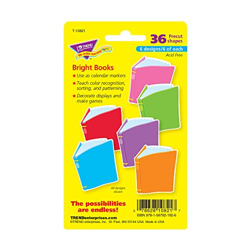 TREND enterprises, Inc. Bright Books Mini Accents Variety Pack, 36 ct