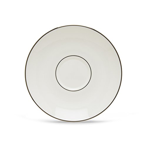 Lenox Continental Dining Platinum Saucer, White