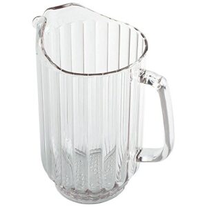 cambro p600cw135 camwear pitcher 60 oz. 8″h x 6-3/4″d clear – case of 6