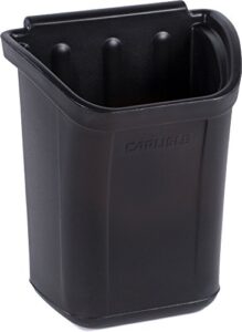 cfs cc11th03 trash bin for bussing cart, 7 gal capacity, 22″ height, 18″ width, 12.25″ length, polyethylene (pe), black