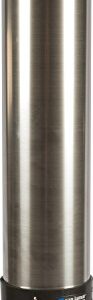 San Jamar C3500P Stainless Steel Pull Type Beverage Cup Dispenser, Fits 32oz to 46oz Cup Size, 4" to 4-7/8" Rim, 23-1/2" Tube Length