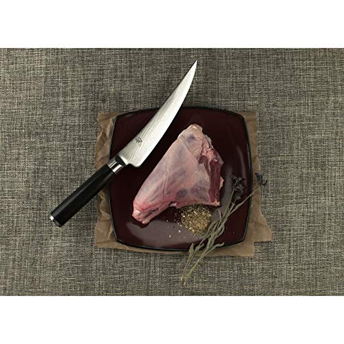 Shun Cutlery Classic Boning & Fillet Knife 6”, Easily Glides Through Meat and Fish, Authentic, Handcrafted Japanese Boning, Fillet and Trimming Knife