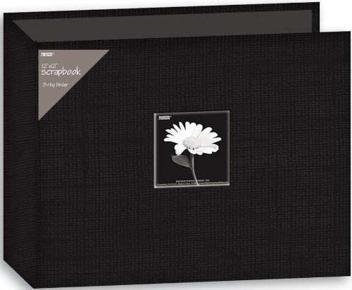 Pioneer Photo Albums Photo Album, 12"x12", Deep Black