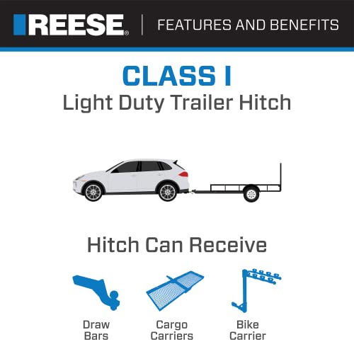 Reese Towpower 77183 Class I Insta-Hitch with 1-1/4" Square Receiver opening