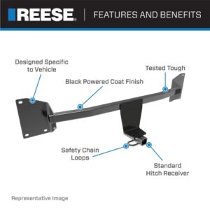 Reese Towpower 77183 Class I Insta-Hitch with 1-1/4" Square Receiver opening