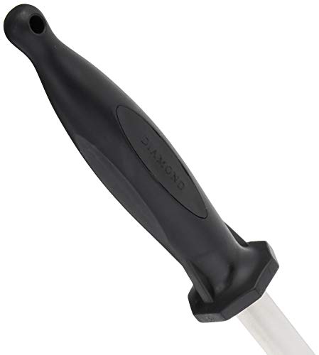 Mercer Culinary-M15910 Diamond Honing Steel, 10 Inch,Black